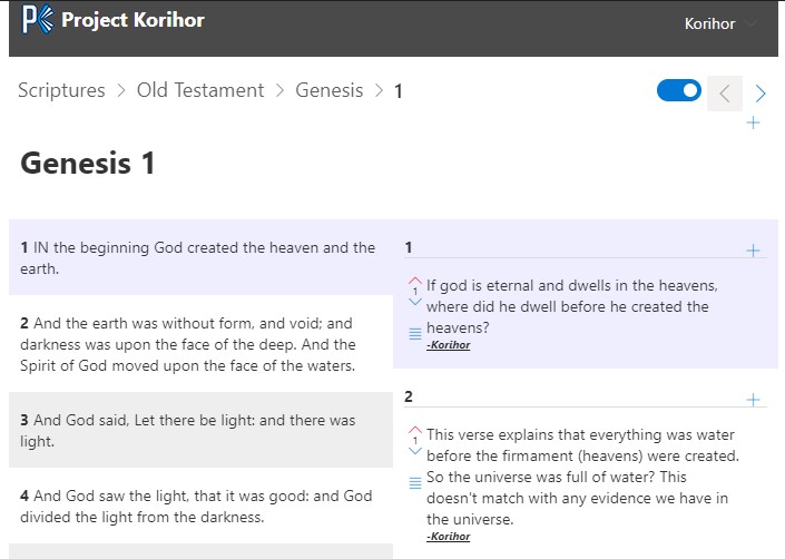 Project Korihor - Mormon Scriptures Annotated